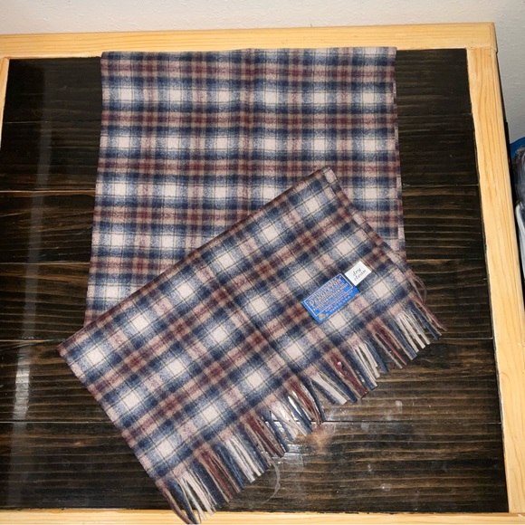 Pendleton | Accessories | Vintage Pendleton Plaid Scarf 0 Pure Virgin Wool | Poshmark